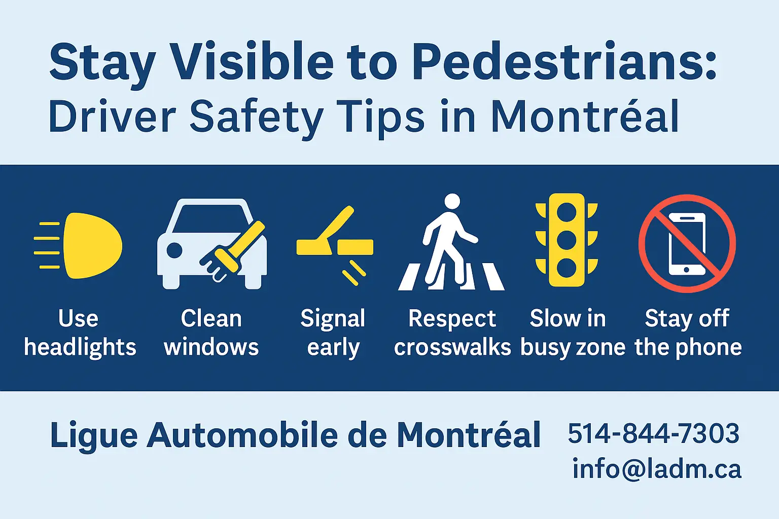 How to Stay Visible to Pedestrians While Driving | Ecolaladm